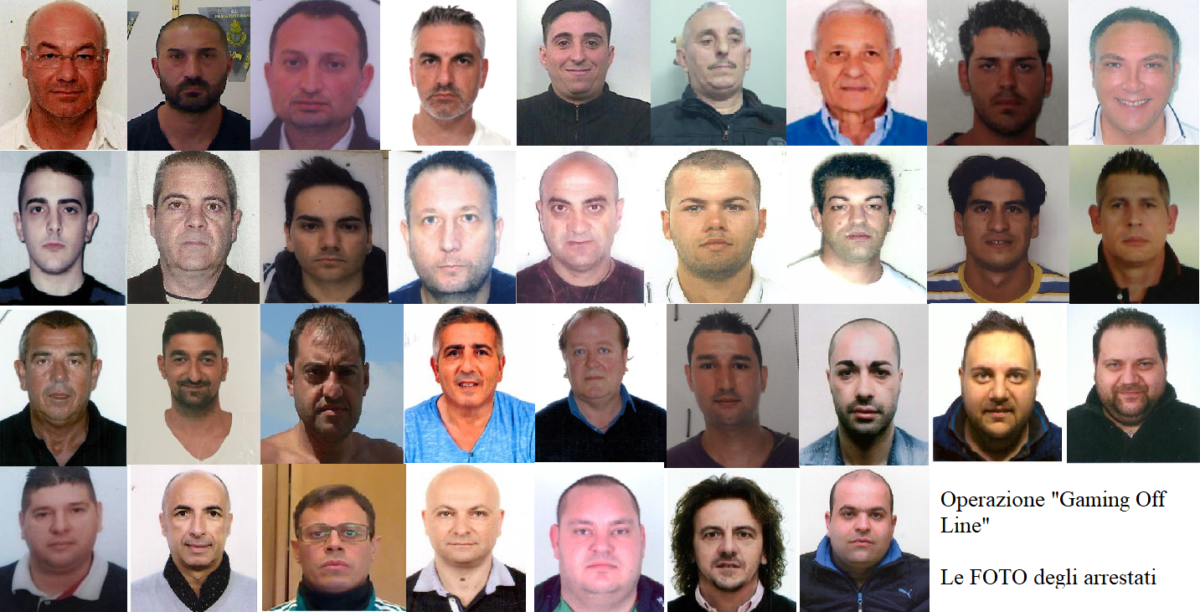 La mafia nel mondo delle scommesse: FOTO e NOMI dei 36 arrestati