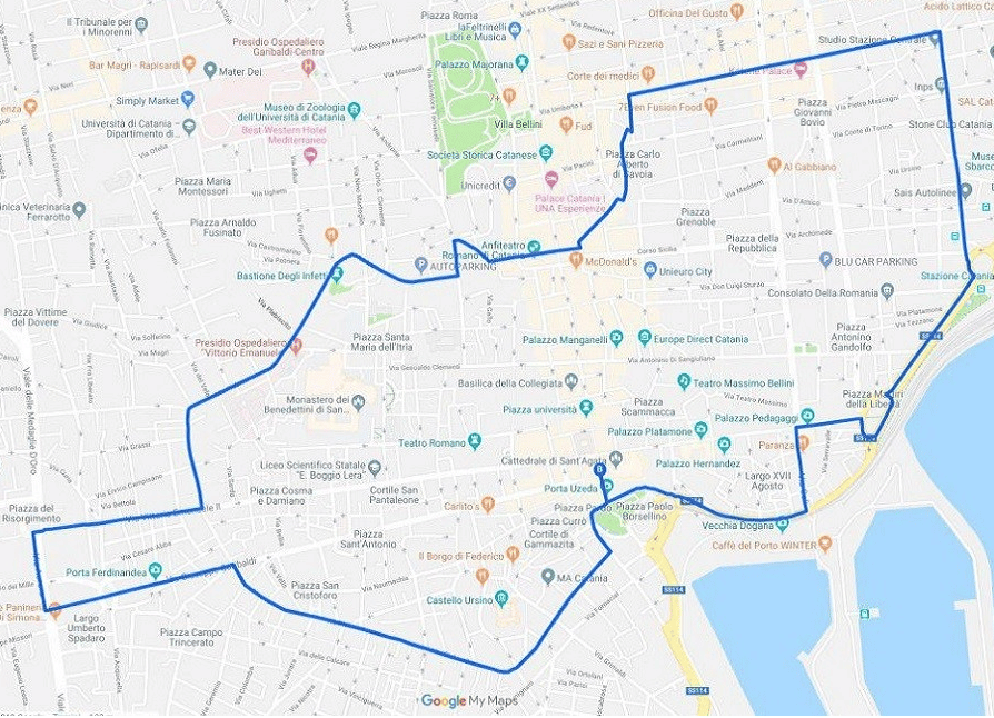 Festa di Sant'Agata 2023, PROGRAMMA e MAPPA del giro esterno e interno