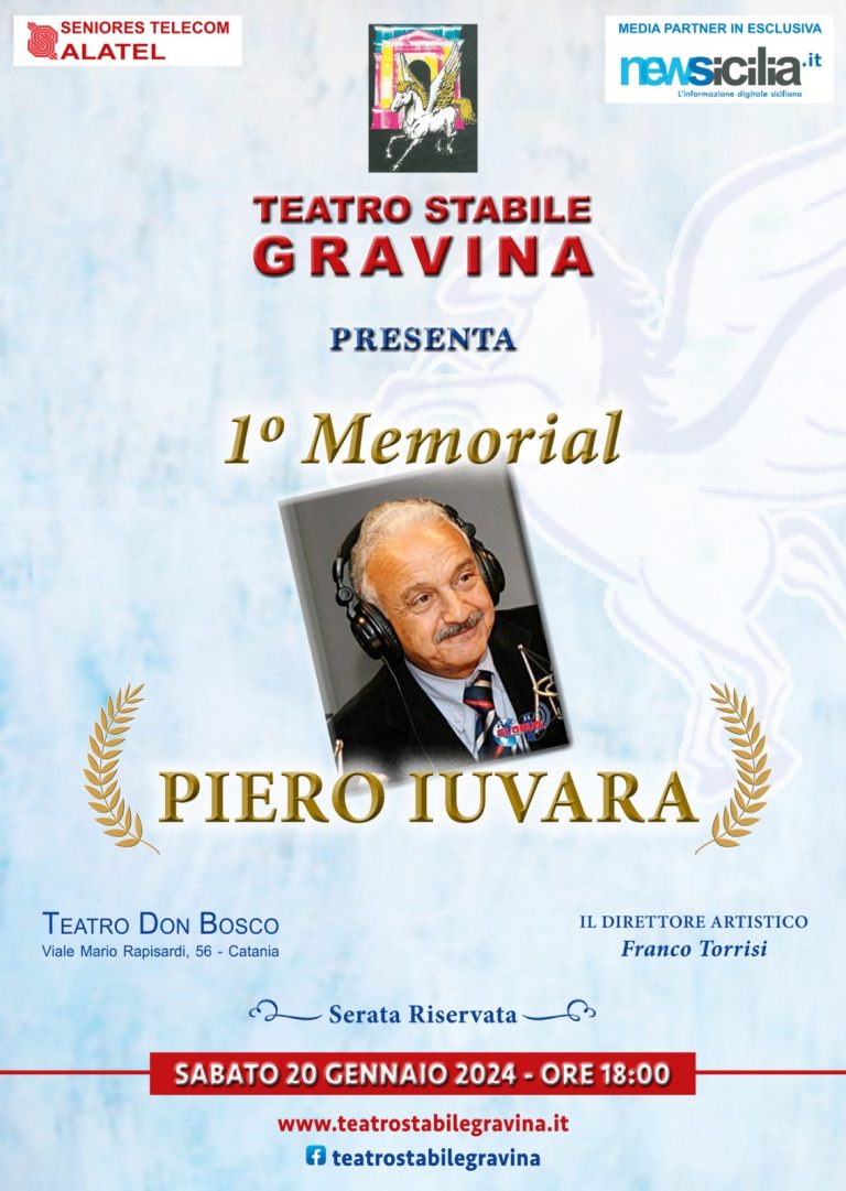 Al Teatro Don Bosco il primo memorial in ricordo di Piero Iuvara